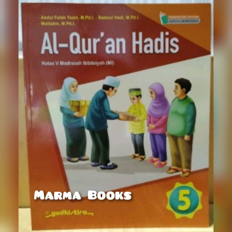 Jual Al Quran Hadis kelas 5 Mi Kurikulum Merdeka Yudistira / Al Quran Hadis Kelas 5 Mi ...