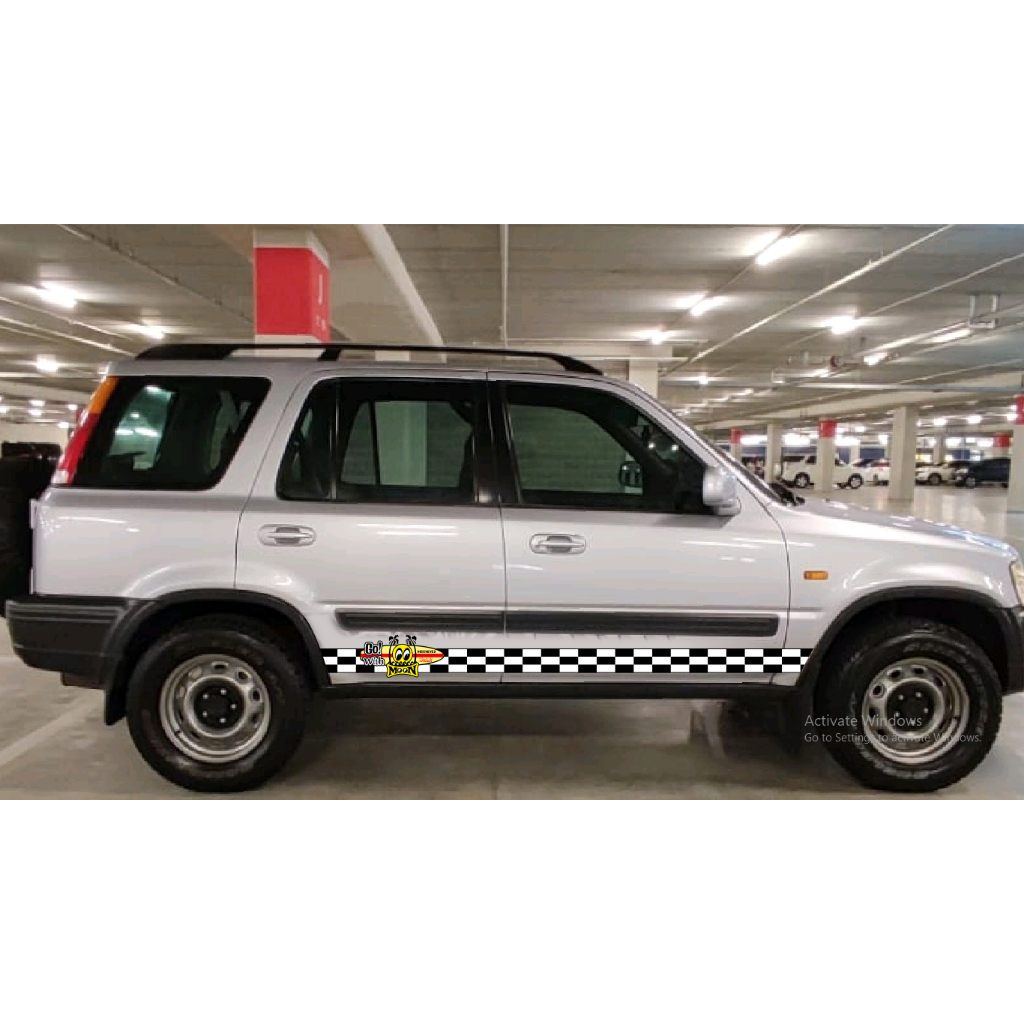 Jual DECAL STICKER MOBIL HONDA CR-V G1 G2 MOONEYES SKAK CHESS [K-ME ...