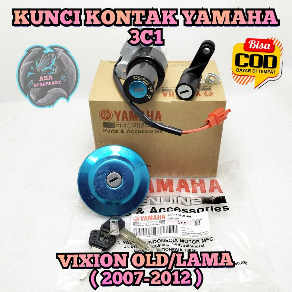Jual Kunci Kontak 3C1 Asli Original motor Yamaha Vixion Old Vixion Lama ...