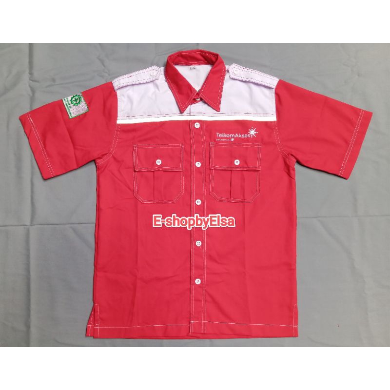 Jual NEW DESIGN Seragam Indihome Baju Telkom Akses Telkomsel Kemeja ...