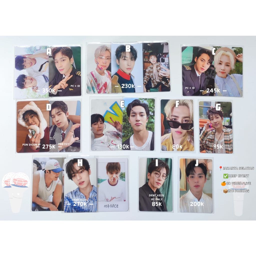 Jual SEVENTEEN OFFICIAL PHOTOCARD SCOUPS JEONGHAN WONWOO MINGYU HOSHI DOKYEOM PILOT | Shopee ...