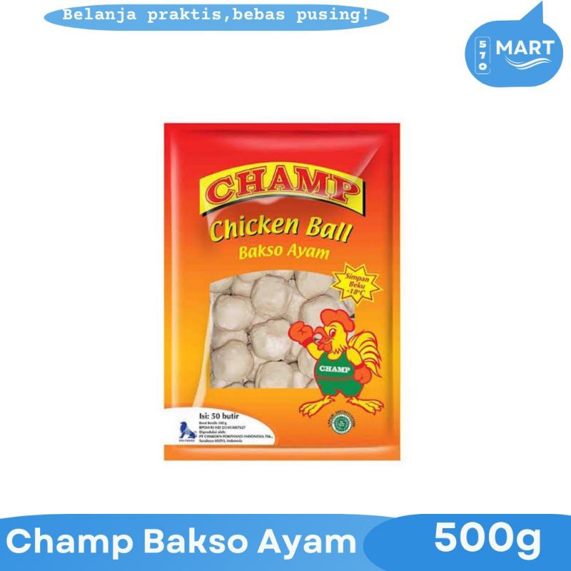 Jual CHAMP Baso Ayam Chicken Ball 500gr | Shopee Indonesia