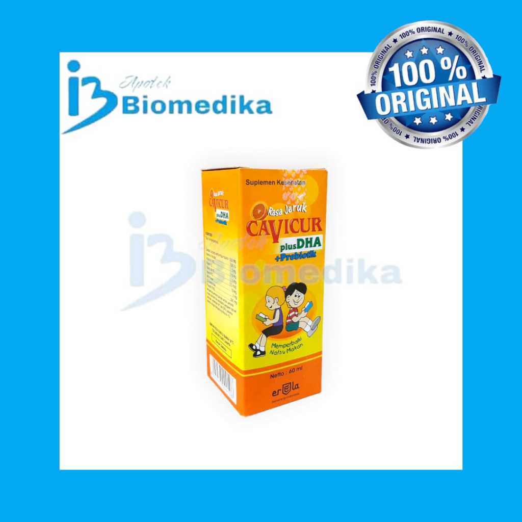 Jual Cavicur Plus DHA Sirup Multivitamin untuk Nafsu Makan dan Tumbuh ...