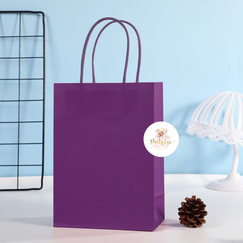 Jual 12pcs Paper Bag Kado Polos / Paperbag Tas Goodie Bag | Shopee ...