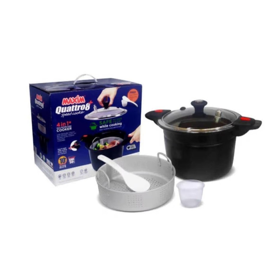 Jual Panci Presto Maxim Quatro Speed Cooker 6QT 4in1 / Pressure Pan ...