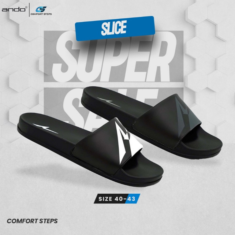Jual SANDAL ANDO SELOP SLICE PRIA KEREN 40-43 | Shopee Indonesia