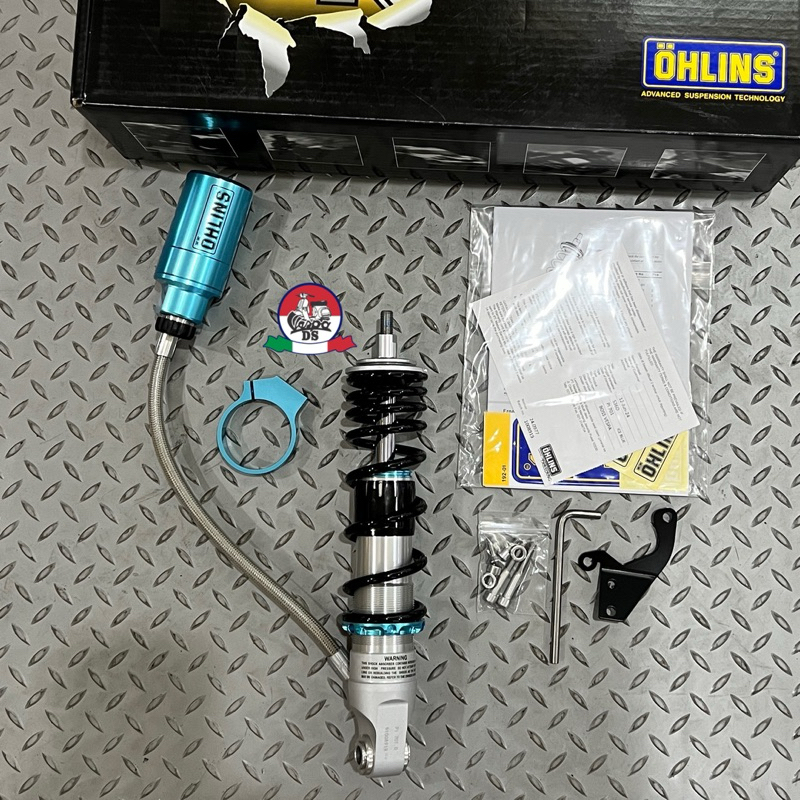 Jual Shock Tabung Pisah Ohlins PI 701 Silver Ice Blue Vespa Sprint ...