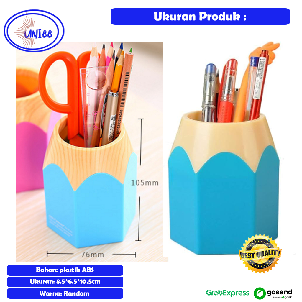 Jual Tempat Pulpen Meja Kerja Lucu Pen Vase Organizer Pulpen Krayon ...