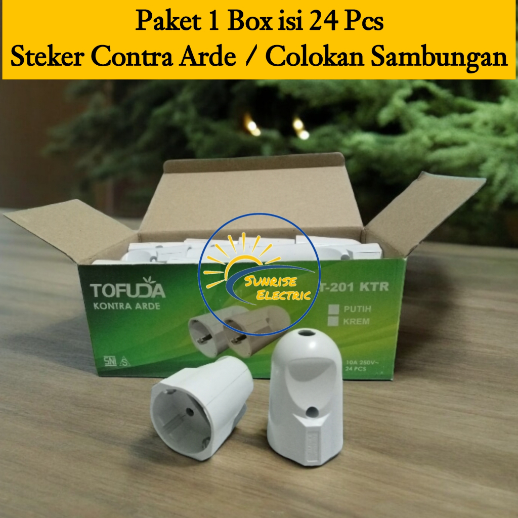 Jual Paket 1 box isi 24 Pcs Tofuda Contra Steker Arde / Colokan ...