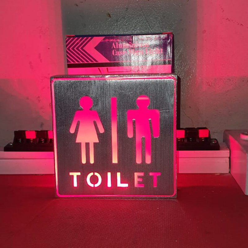Jual lampu emergency led sign toilet wanita dan pria | Shopee Indonesia