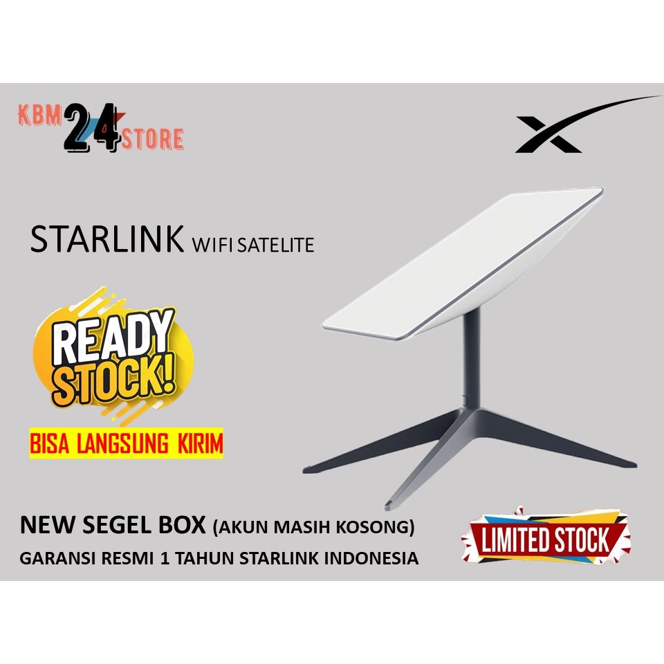 Jual STARLINK Standard Internet Kit Satellite Antenna & WiFi Router Kit ...
