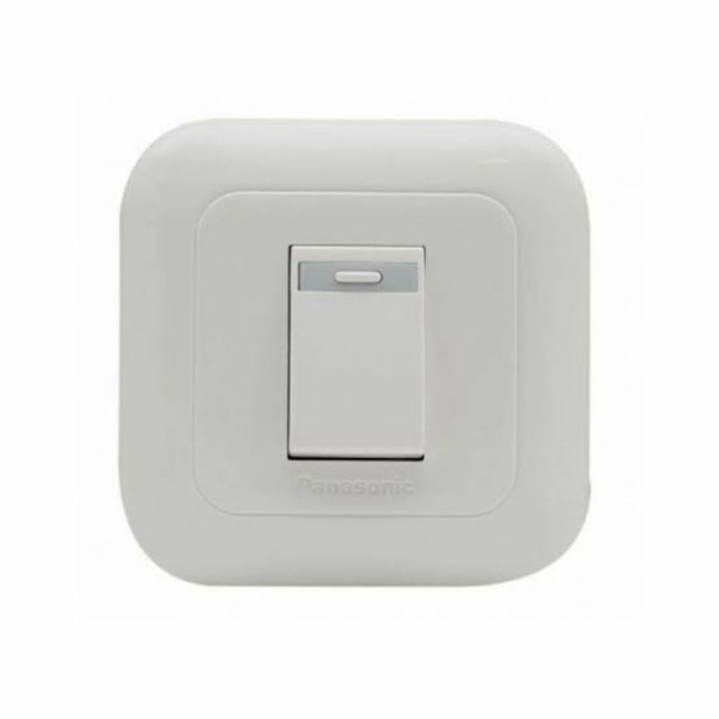 Jual panasonic saklar engkel/single 1 gang wej78019+wej5531 wide series ...