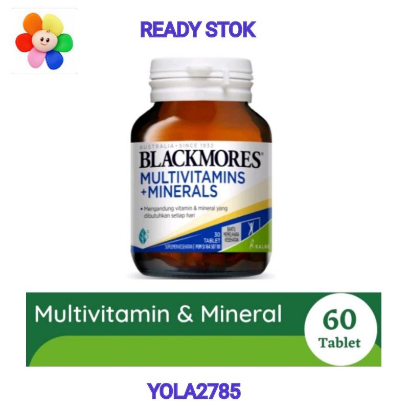 Jual Blackmores Multivitamin + Mineral isi 60 Tablet | Shopee Indonesia