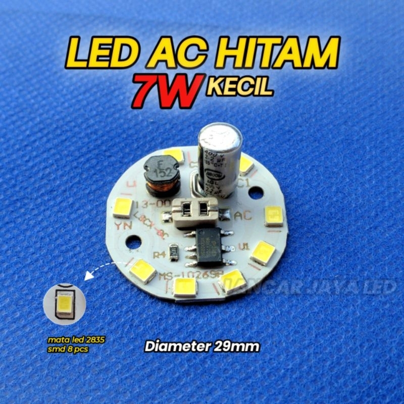 Jual PCB LED AC HITAM All Watt 3,5,7,7(custom)9,12,15,18,20,25,30 ...