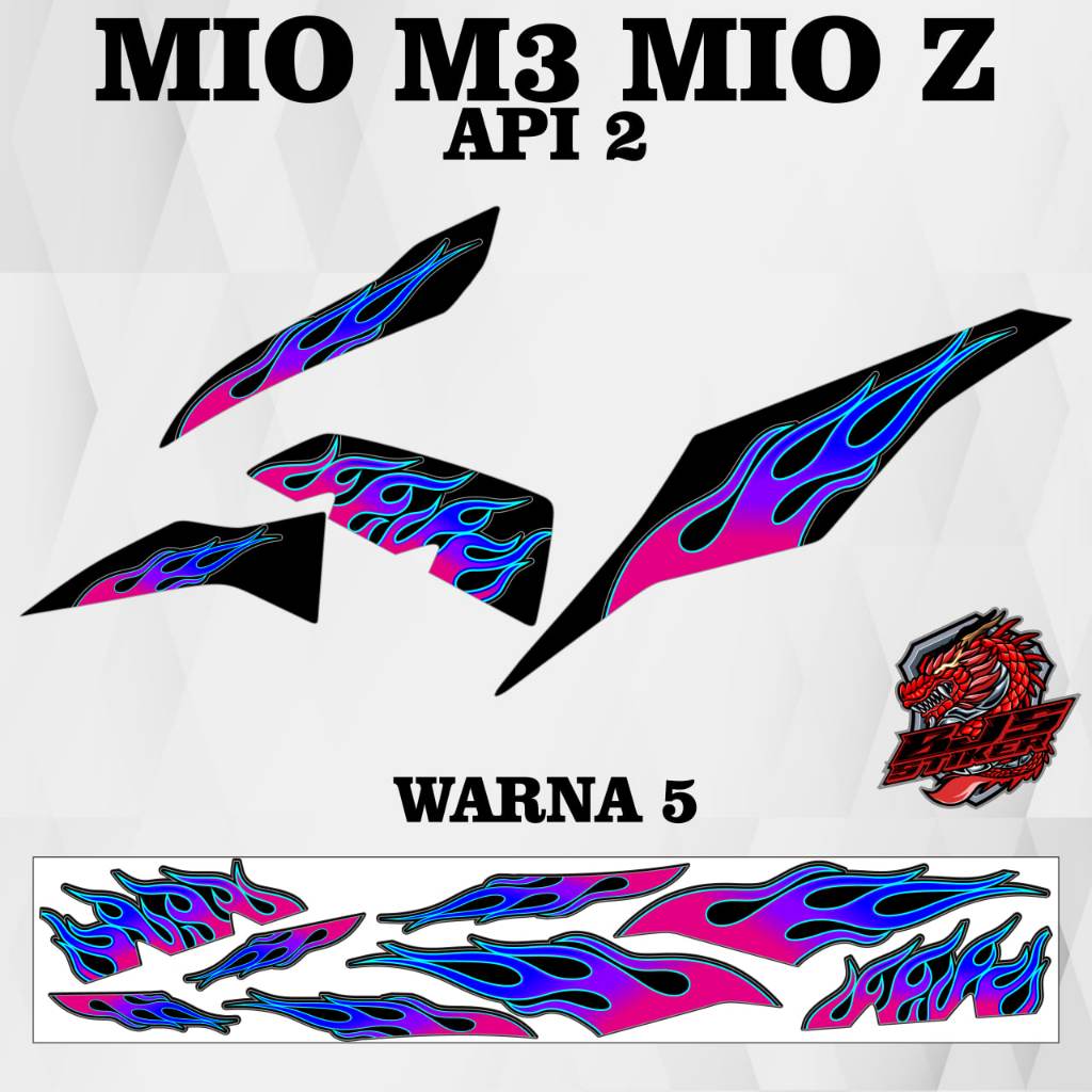 Jual Stiker Sticker Mio m3 Mio z api 2 - Stiker Sticker Decal Mio m3 ...