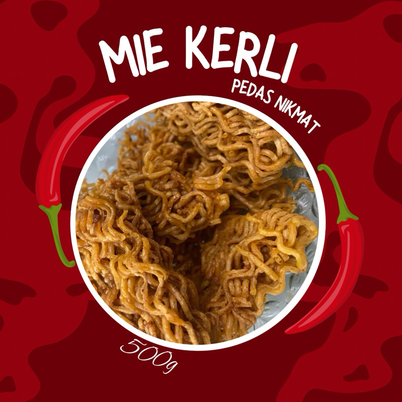 Jual Mie Keriting pedas Kiloan TERMURAH (500 g) // Mie Kerli | Shopee ...