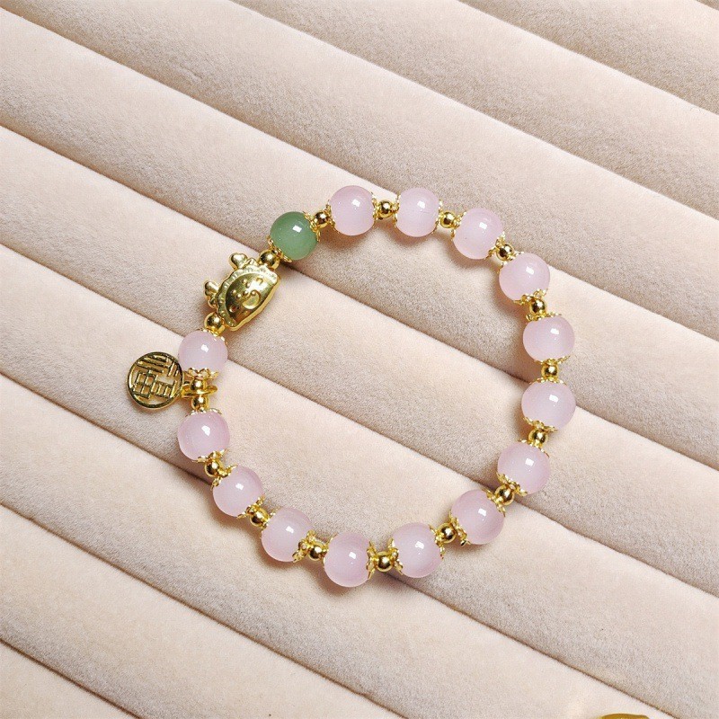 Jual COD Gelang Giok Keberuntungan Manik-manik Batu Gelang Kacang Hijau ...