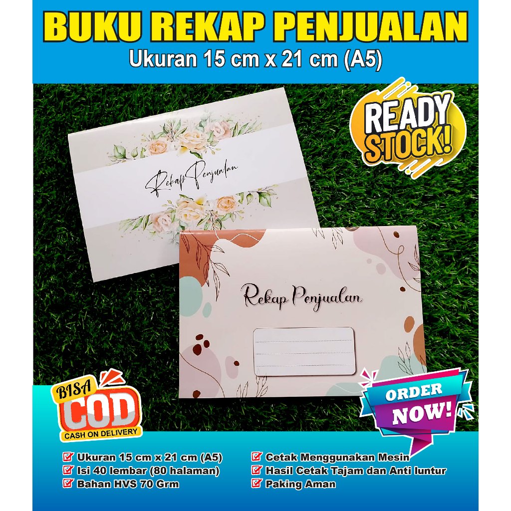 Jual BUKU REKAP PENJUALAN/BUKU REKAP MIRING | Shopee Indonesia