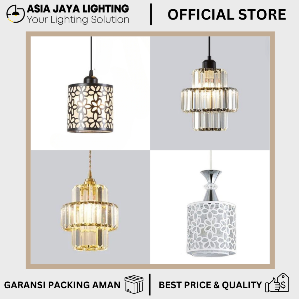 Jual LAMPU GANTUNG PENDANT / LAMPU GANTUNG CABANG 1 / PENDANT LIGHT ...