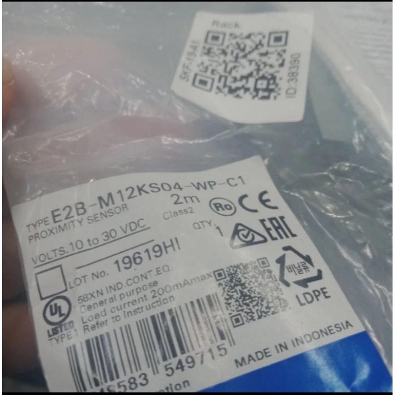 Jual PROXIMITY SENSOR OMRON E2B-M12KS04-WP-C1 ORIGINAL ASLI | Shopee Indonesia