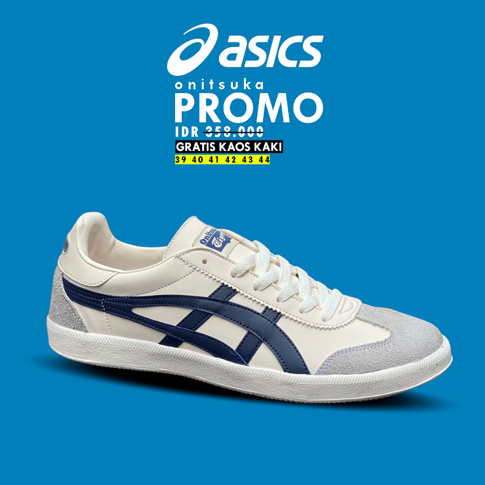 Jual Sepatu Sneakers Unisex Gaya Jepang Tokuten Putih Navy - Grade ...