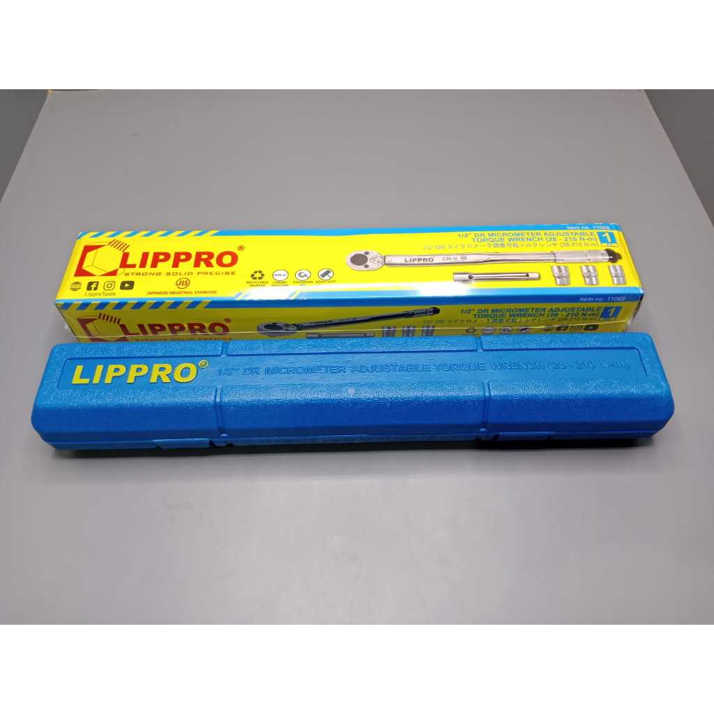 Jual Kunci Lippro 1/2 DR Micrometer Adjustable Torque Wrench Kunci ...