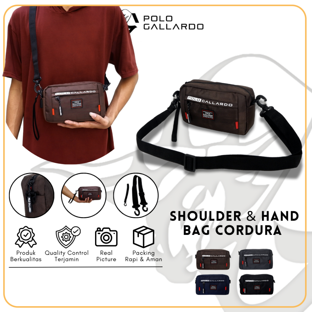 Jual Polo Gallardo TSC 27 Sling Bag Pria Tas Selempang Cowok Waterproof Bahan Cordura | Shopee ...