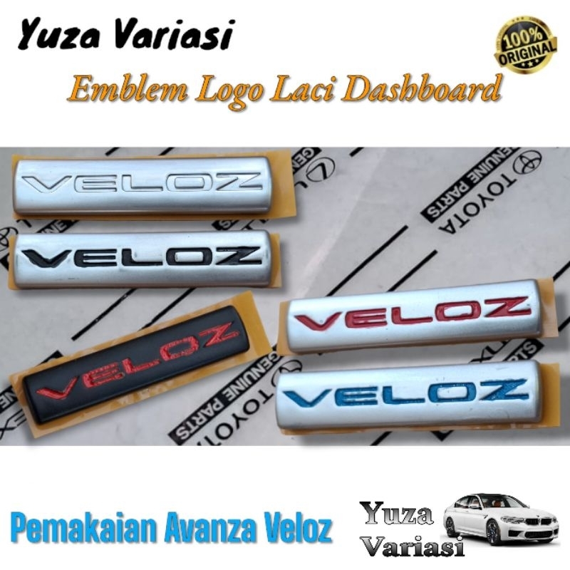 Jual LOGO TUTUP LACI DASHBOARD VELOZ ORIGINAL // Emblem Logo Laci ...