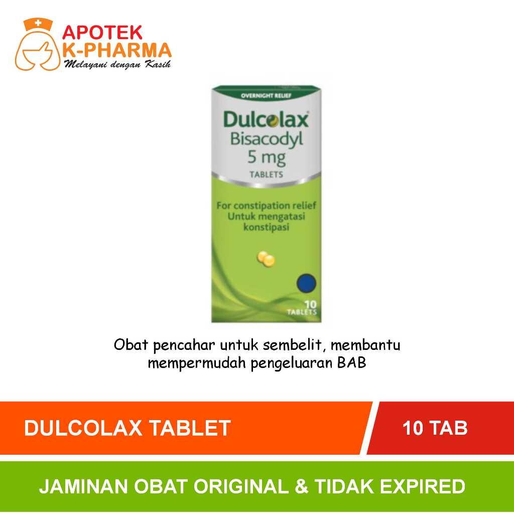 Jual Dulcolax Isi 10 Tablet Dan 4 Tablet Obat Original | Shopee Indonesia