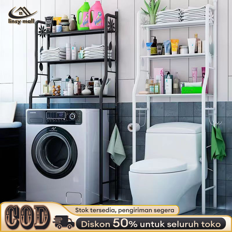 Jual Rak Toilet WC Rak Kloset Rak Kamar Mandi Serbaguna Rak Handuk ...