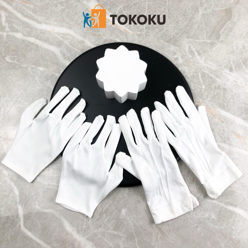 Jual Sarung Tangan Putih Polos Sarung Tangan Kancing Sarung Tangan ...