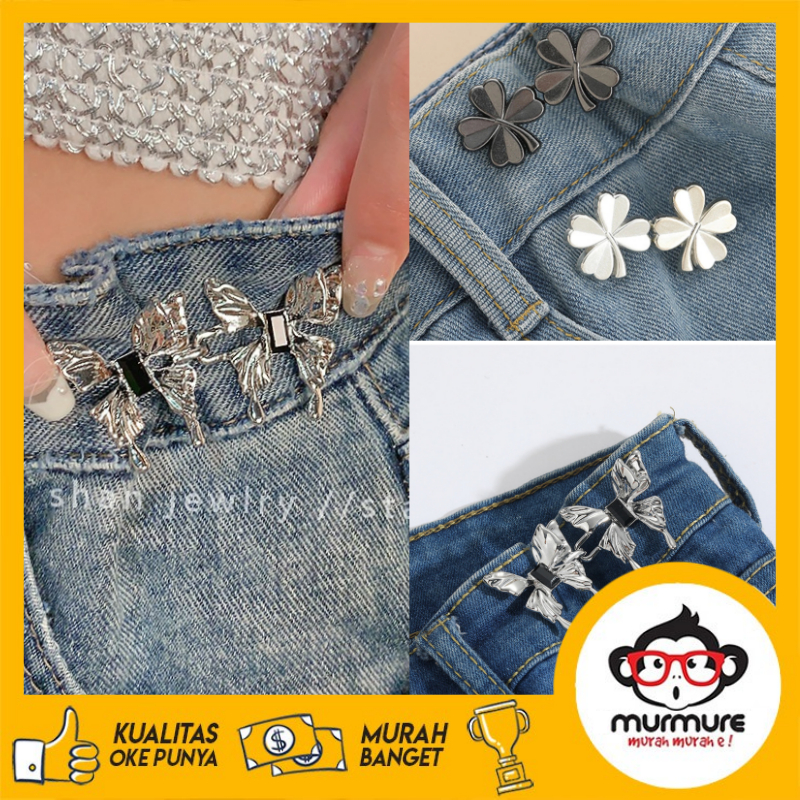 Jual MURMURE I KANCING JEANS PENGECIL PINGGANG CELANA MODEL CLOVER ...
