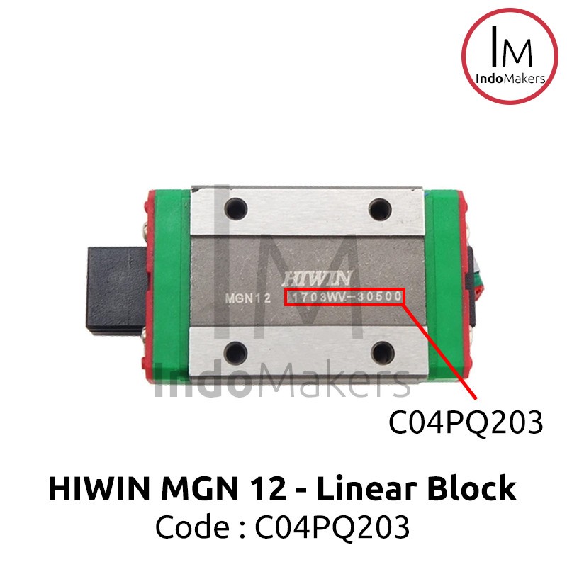 Jual HIWIN MGN12 / MGN 12 Taiwan Linear Motion Ball Bearing Slide ...