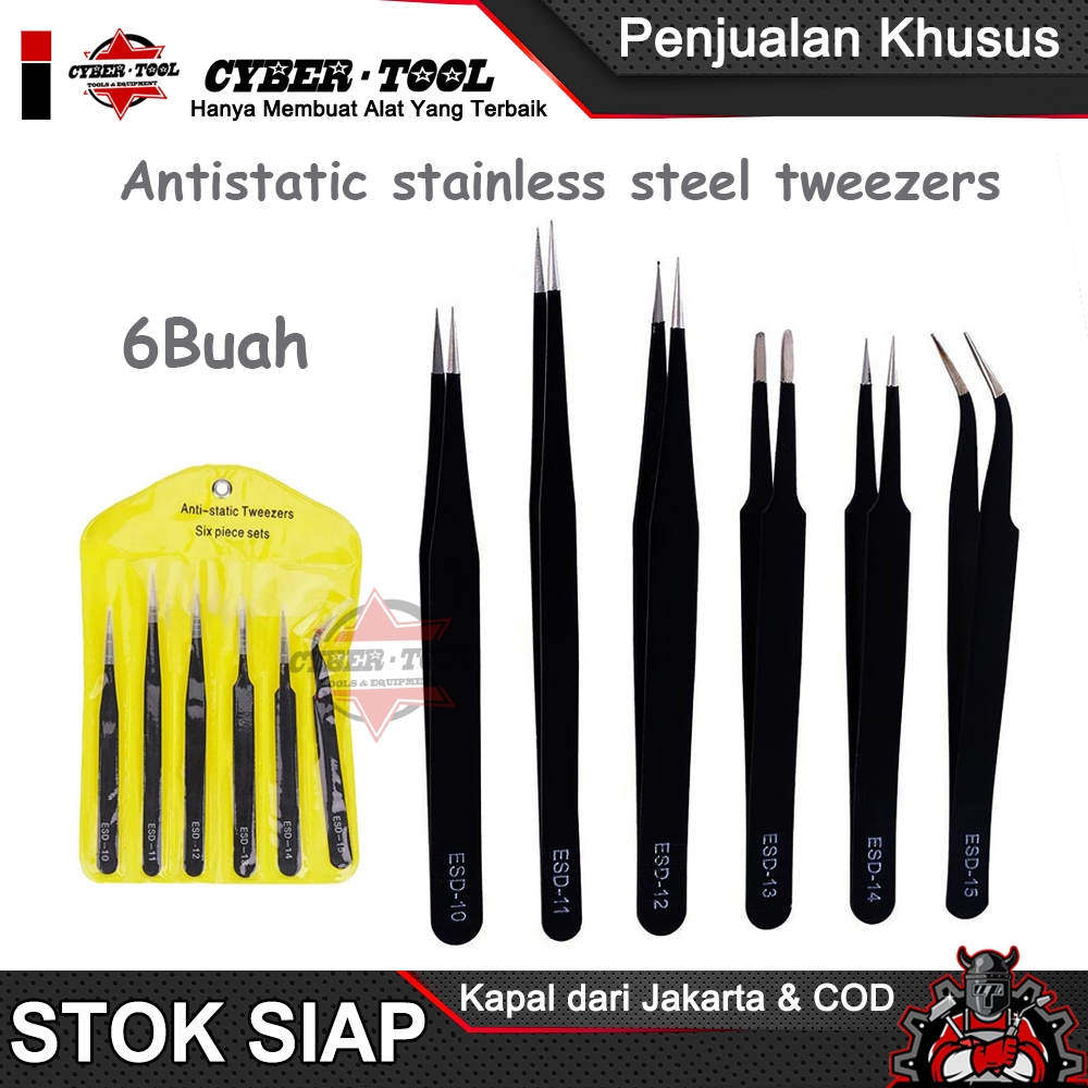 Jual Alat Serbaguna Pinset isi 6 Pcs Pinset Murah | Shopee Indonesia