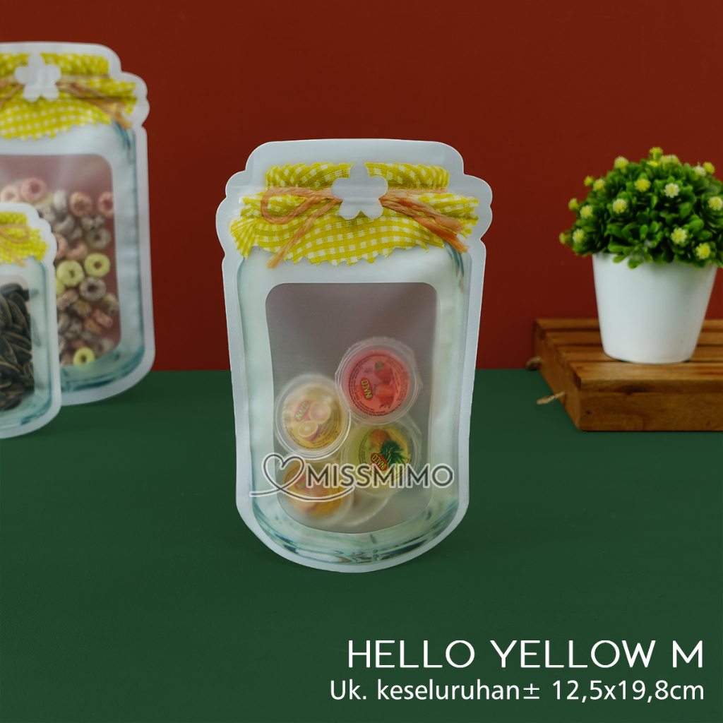 Jual Plastik Ziplock Snack Goodie Bag Biskuit Candy Cookies Standing ...