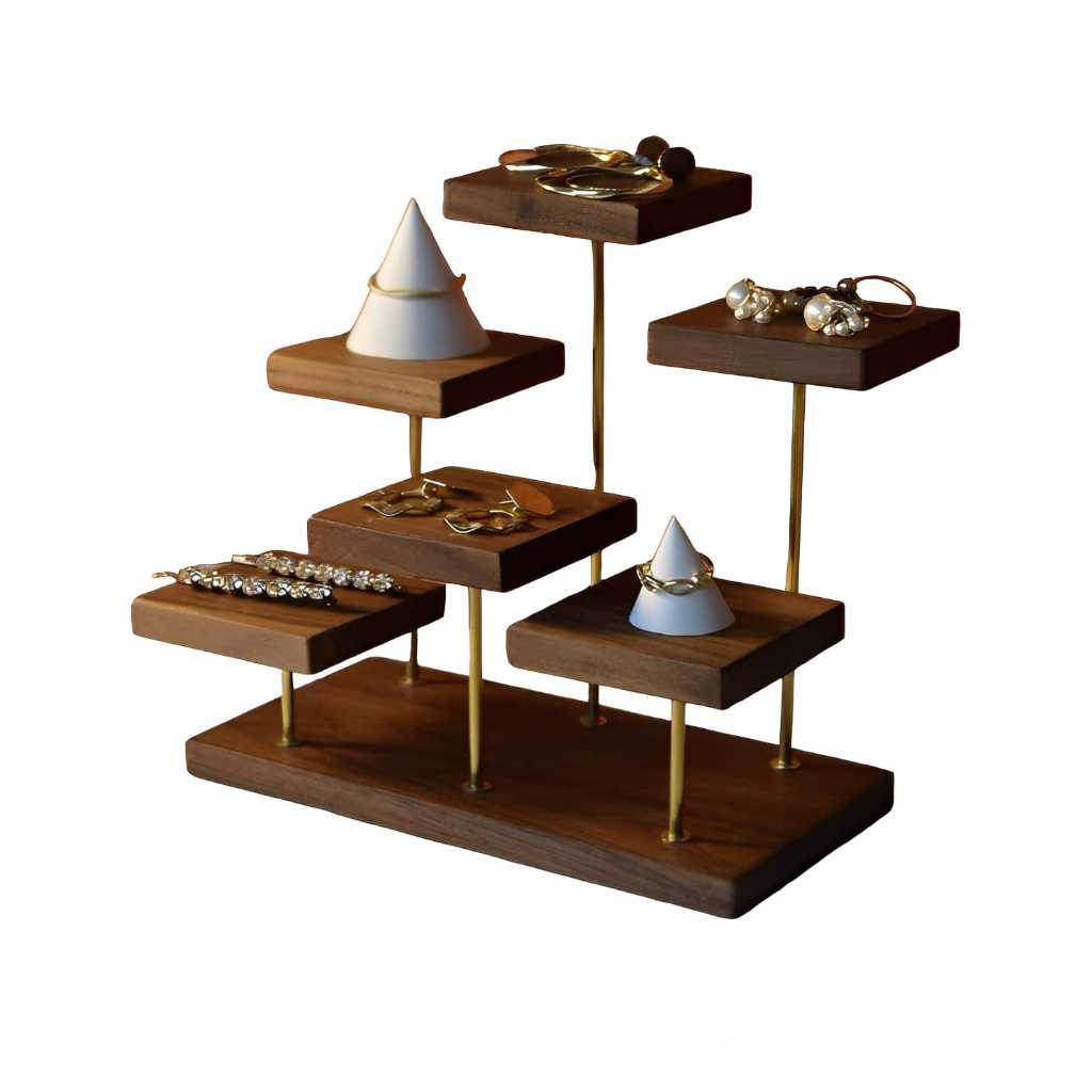 Jual Stand Display Aksesoris Gelang Cincin Termurah Rak Mini Berdiri ...