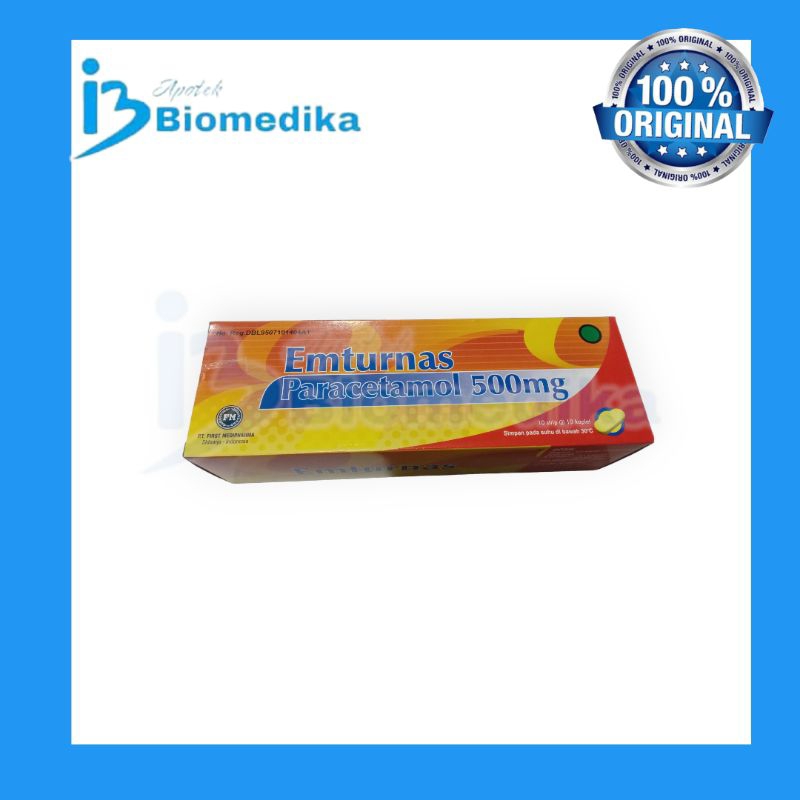 Jual EMTURNAS TAB 1BOX 10STRIP OBAT DEMAM DAN NYERI | Shopee Indonesia