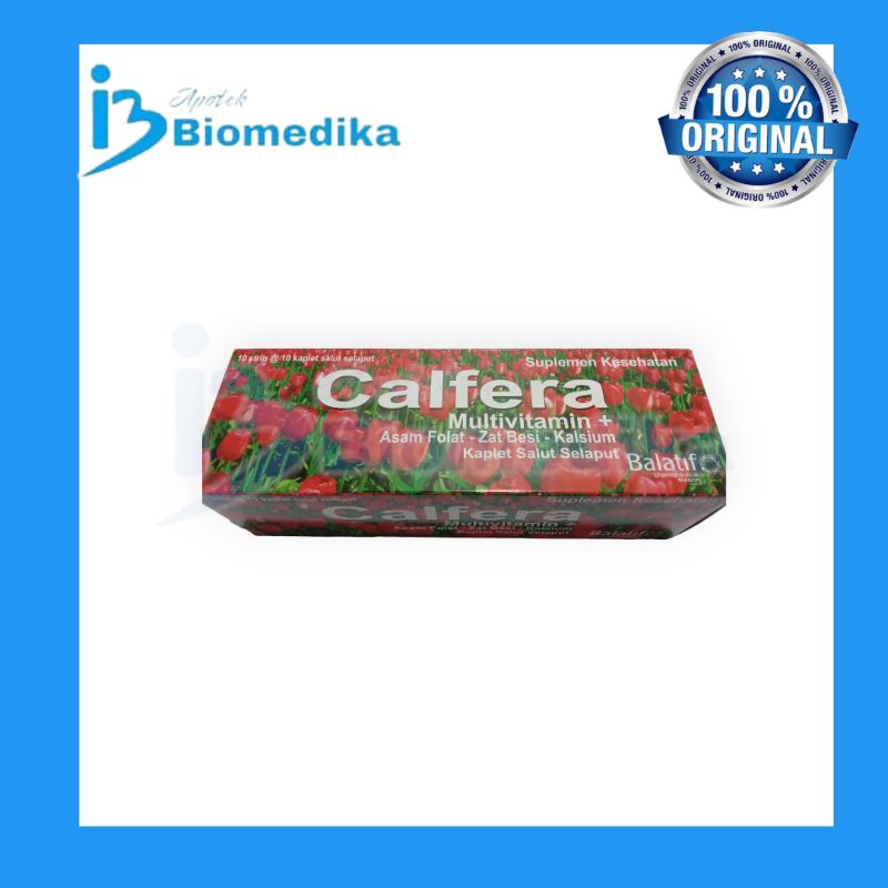 Jual CALFERA TAB 1BOX 10STRIP MULTIVITAMIN | Shopee Indonesia