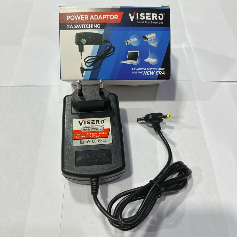 Jual Power Adapter 12V 2A 2 Pin Power Adaptor / Charger Universal CCTV ...