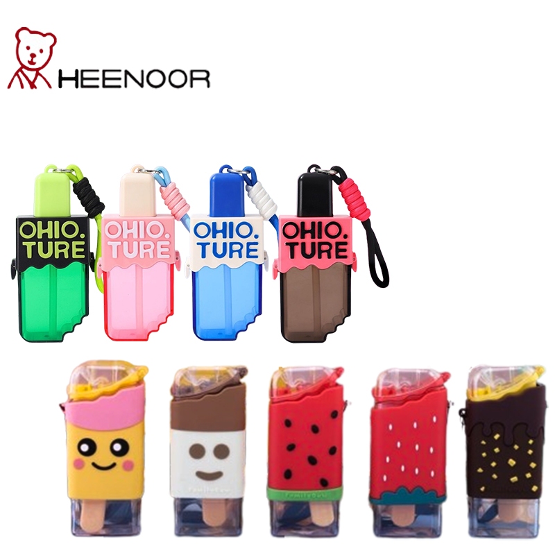 Jual Heenoor x H♡H Botol Plastik Ice Cream & Cute Tritan/BPA FREE/FOOD ...