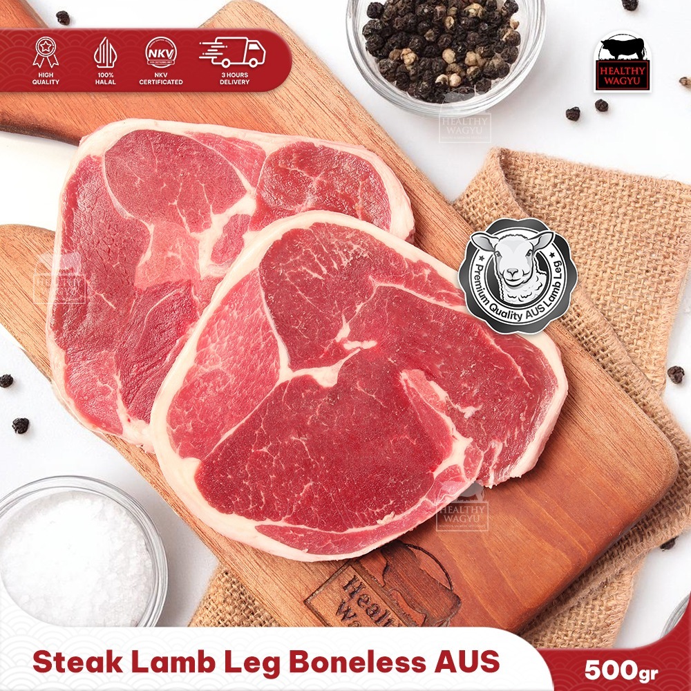 Jual Lamb Leg Steak Daging Paha Kambing Muda Domba Import Australia ...