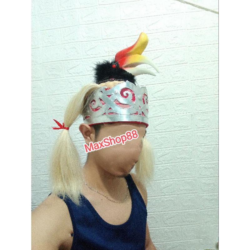 Jual Mahkota Topi Dayak Iban Kalimantan / Topi Dayak Suku Dayak Iban ...