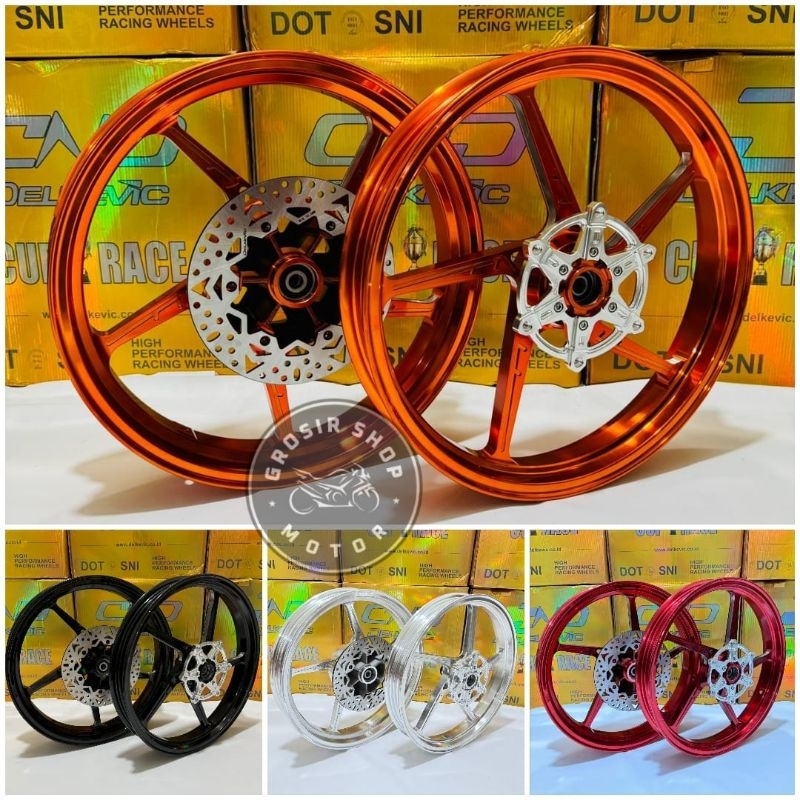 Jual Velg Racing Dnd Delkevic M-OZ 215/300-17 Ninja RR & KRR / Pelek ...