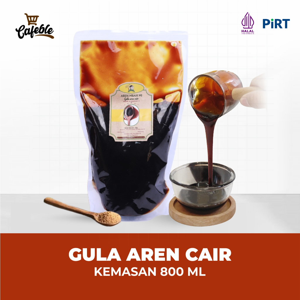 Jual Gula Aren Cair Liquid Palm Sugar Merk Mbah Mi Kemasan 1 kg ...