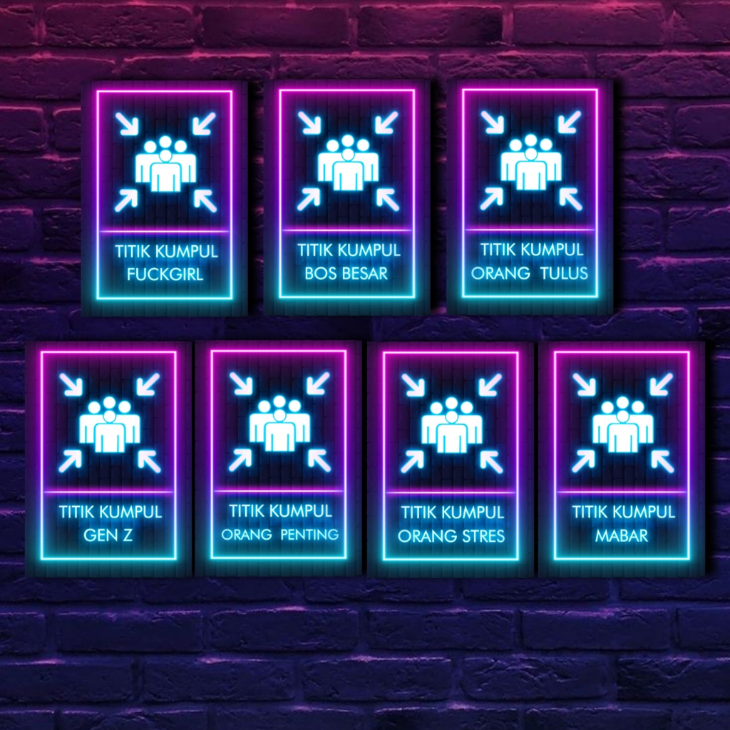 Jual Sign Pajangan Dinding Titik Kumpul Poster Kayu Titik Kumpul ...