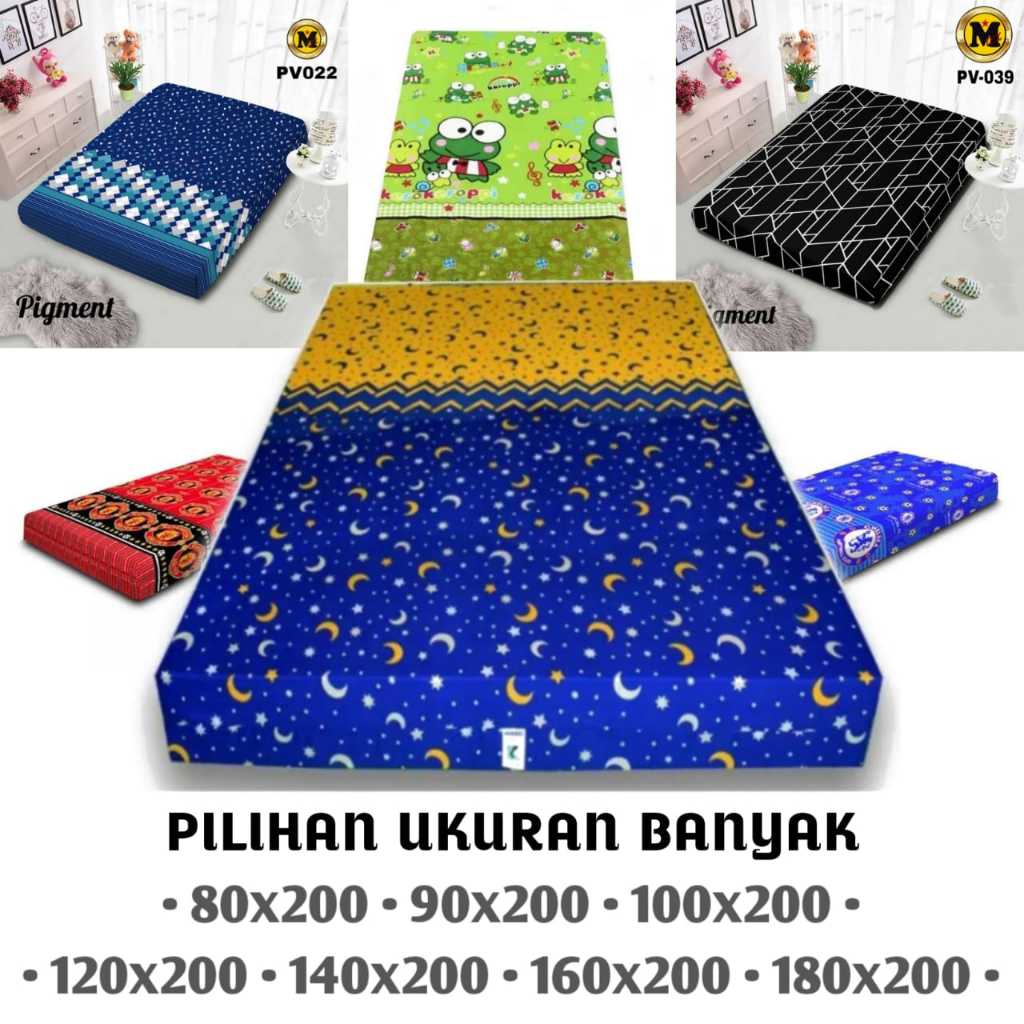 Jual ( TERMURAH !! ) Sarung Kasur Busa/Springbed Model Resleting Ukuran ...