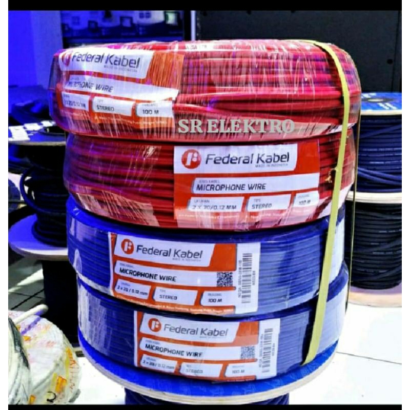 Jual Kabel Mic Federa Murah Stereo Jual Ecer Permeter ukuran 2×20 ...