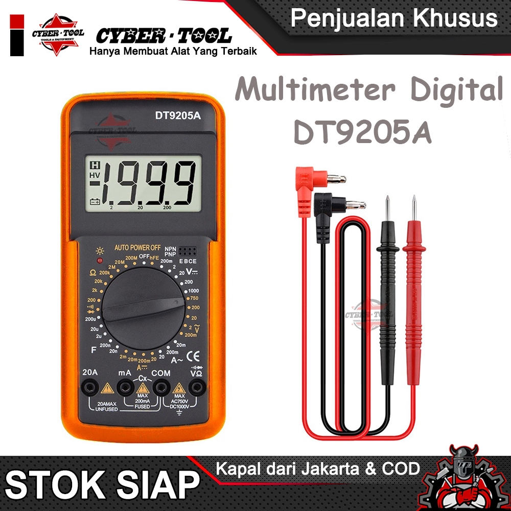 Jual (Dikirim Dari Jakarta)MULTIMETER / MULTITESTER ALAT UKUR LAYAR ...