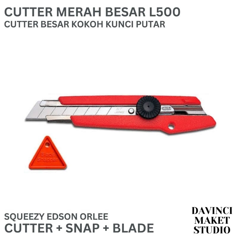 Jual (Eds-On) Cutter Besar Pemotong L500 Kunci Putar - Knive Blade ...