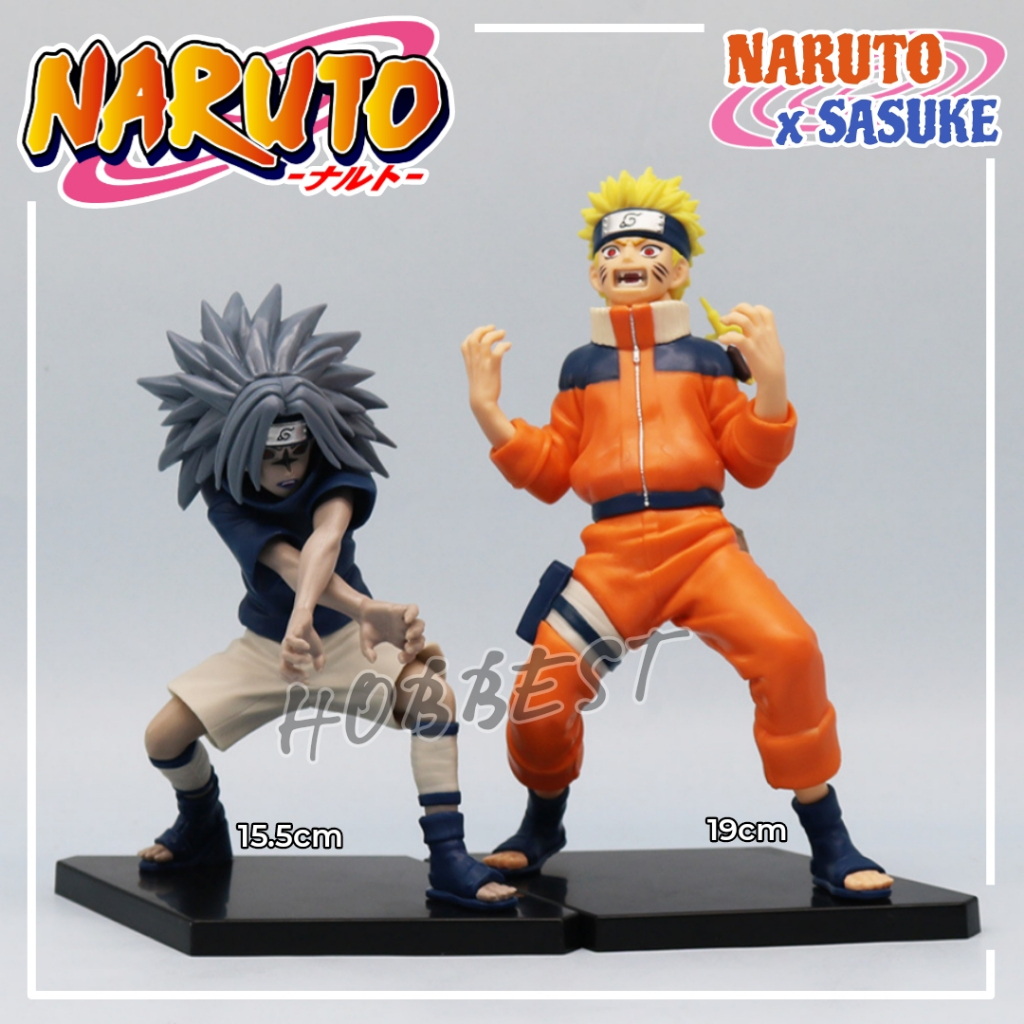 Jual Action Figure BATTLE of NARUTO x SASUKE set isi 2 pcs - Miniatur ...